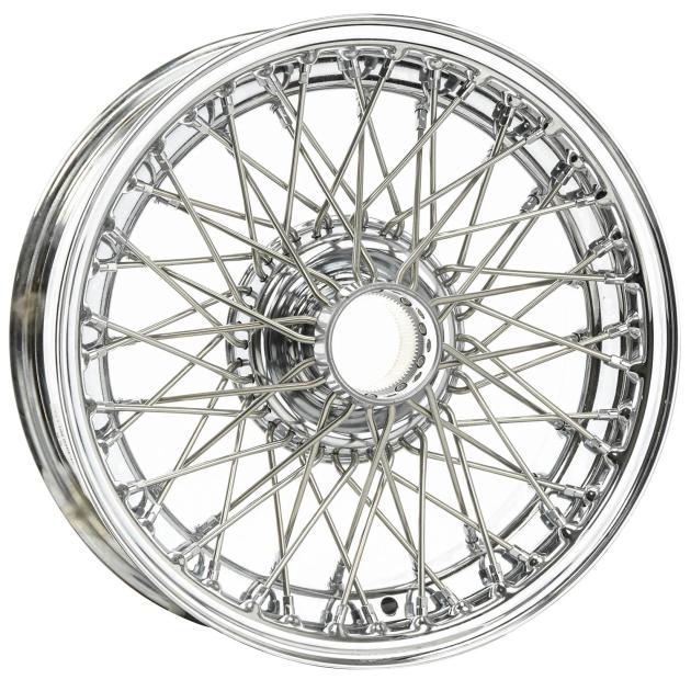 Dayton Wire Wheel 15x5 Dayton Wire 60 Spoke Chrome TBLS DB60155CTL ...