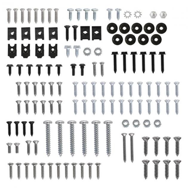 Dennis Carpenter Interior Trim Screw Kit - Stainless - 134 piece - 1967 ...