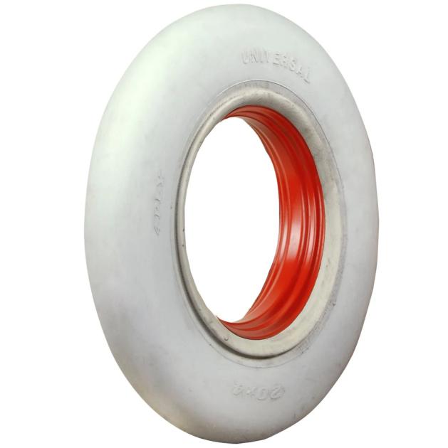 Universal Smooth Tread Tire All White 20x4 80860 | Classic Truck