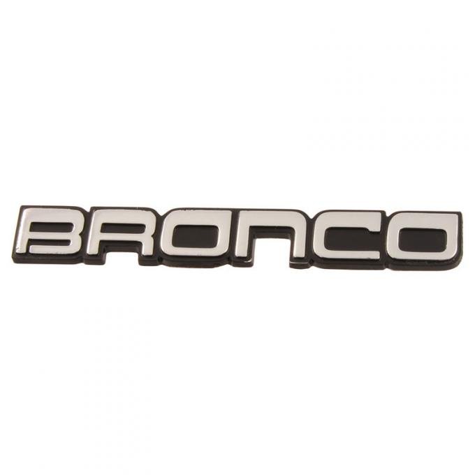 Dennis Carpenter Instrument Panel Name Plate Bronco - 1987-91 Ford ...