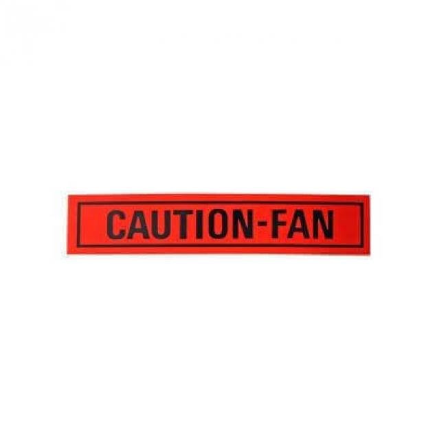 Scott Drake 1968-1969 Ford Mustang Caution Fan Decal DF-31 | Classic Truck