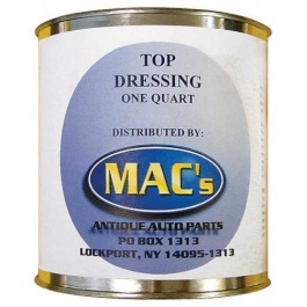 Vinyl Top Dressing, Black, 1 Quart Can | Classic Truck