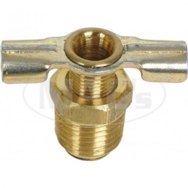 Ford Thunderbird Radiator Petcock, 1/4 Pipe Thread, Straight Outlet ...