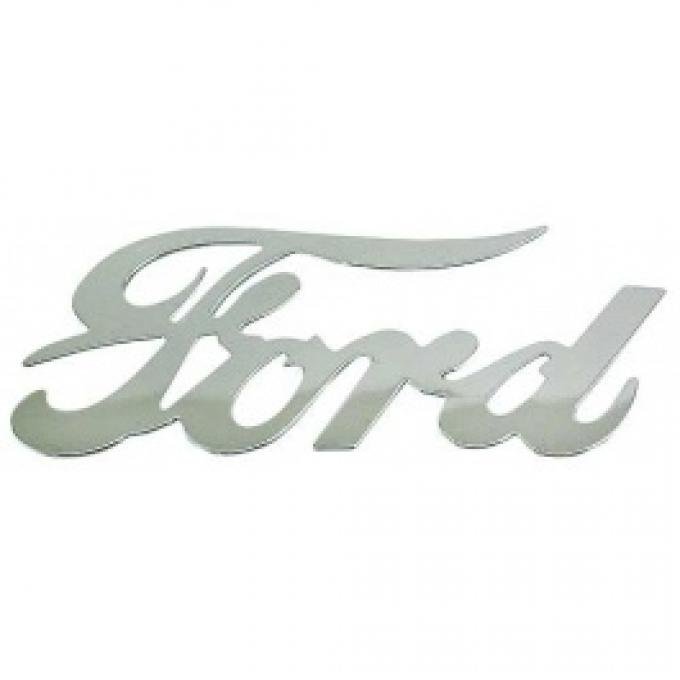 Ford Script Logo, Chrome, 8 X 3-1/2 | Classic Truck