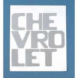 Chevy Truck Tailgate Letters, Chrome, Step Side, 1954-1966 | Classic Truck