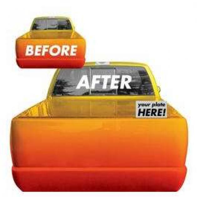 Chevy Truck & GMC Automatic Hidden License Plate Kit, Standard, 1967 ...