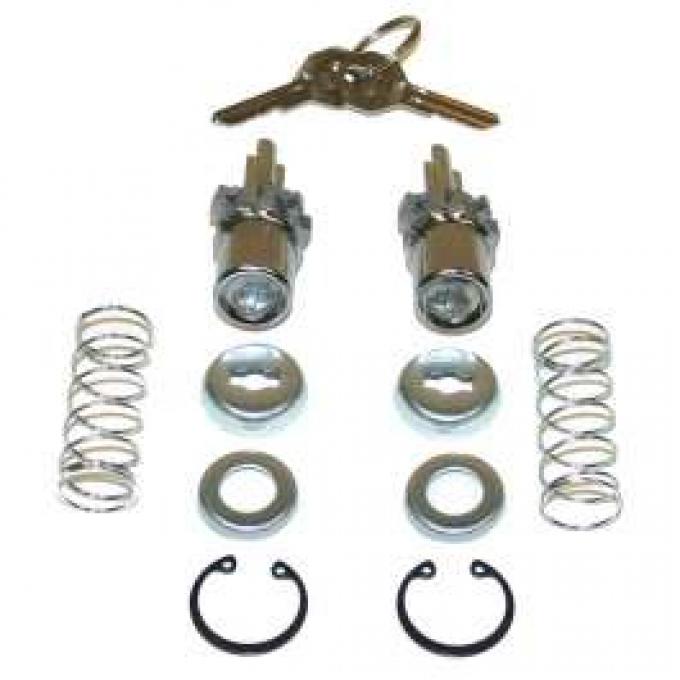 Chevy Truck Door Lock Cylinders, With Keys, 1952-1955 (1st Series ...