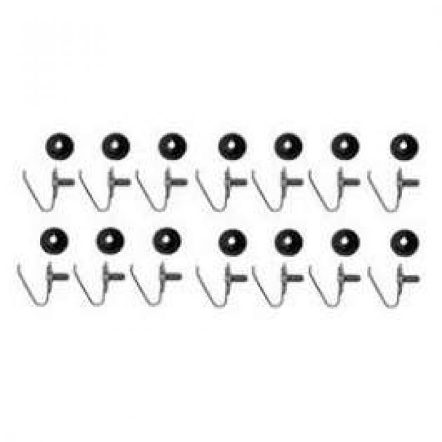 Chevy Truck Grille Molding Clip Set, 1967-1968 | Classic Truck