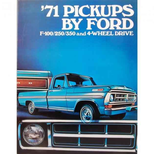Dennis Carpenter Sales Brochure - F-Series Truck - 1971 Ford Truck TR ...