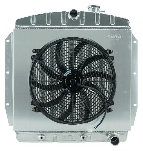 Cold Case Radiators 55-59 Chevy Truck Aluminum Radiator and 16 Inch Fan ...