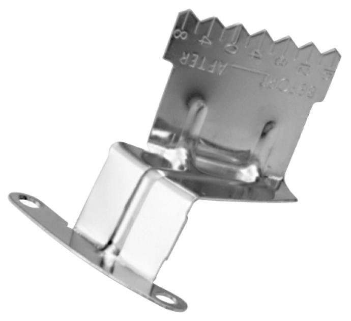 Proform Engine Timing Tab, Chrome, Fits Small Block Chevy Using 8 Inch ...