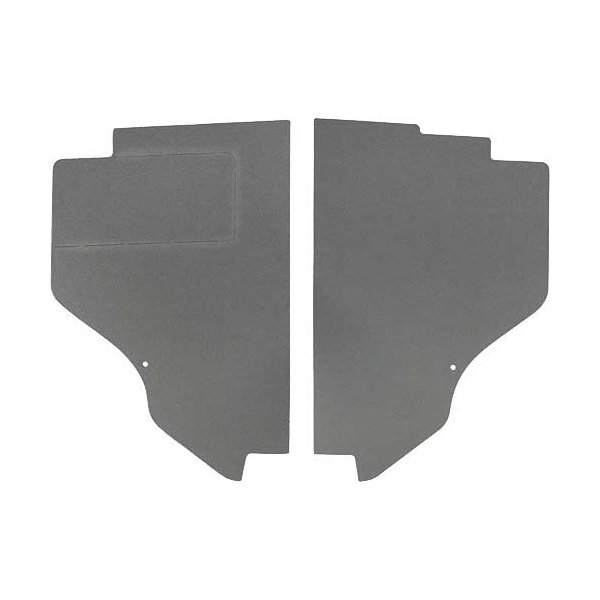 Ford Pickup Truck Cowl Kick Panels - Under Dash - Gray - Ford F100 Thru ...