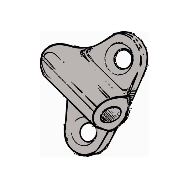 Center Hood Hinge Rod Retainer - Front - Die Cast - Stainless Steel ...