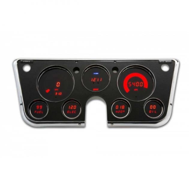 Chevy Truck - LED Digital Replacement Gauge Cluster, 1967-1972 ...