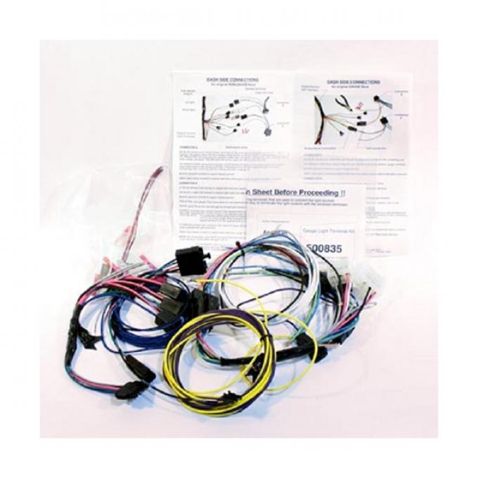 Chevy Or Gmc Truck Gauge Cluster Wiring Harness For Auto Meter Gauges ...