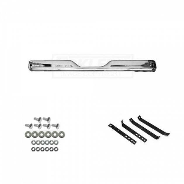 Chevy or GMC Truck Rear Bumper Kit, Chrome, Show Quality, Fleetside ...