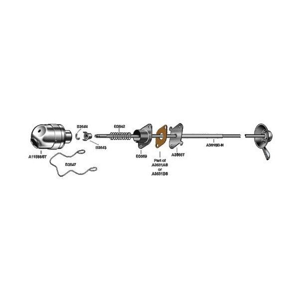 Light Switch Spider Spring - Cadmium Plated - Ford | Classic Truck