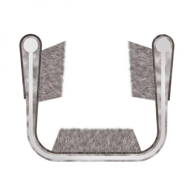 Window Channel - 96 inch - Pile & Felt Lining - Ford | Classic Truck