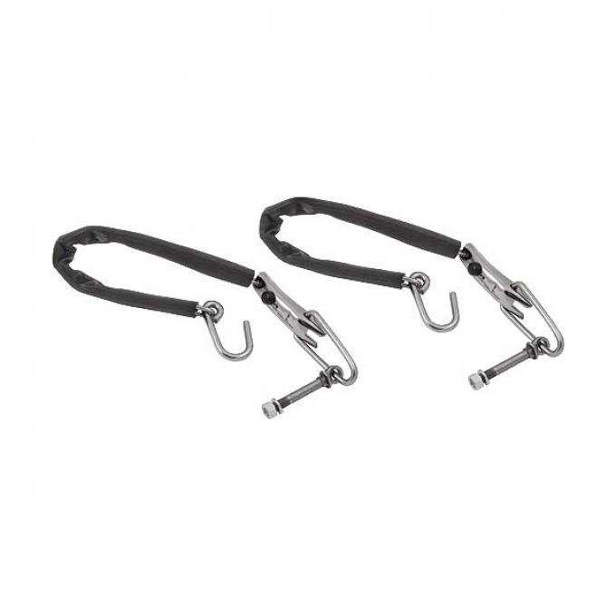 Ford Pickup Truck Tailgate Chains & Brackets - Polished Stainless Steel ...