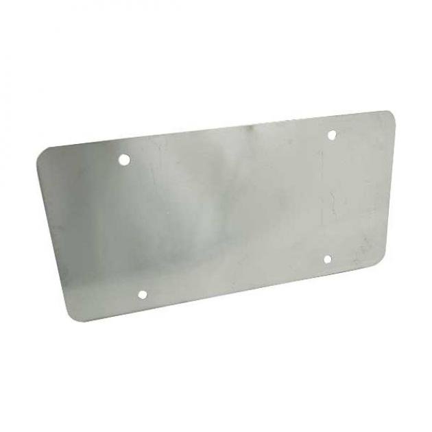 License Plate Backing Cover - Plain - Stainless Steel | Classic Truck