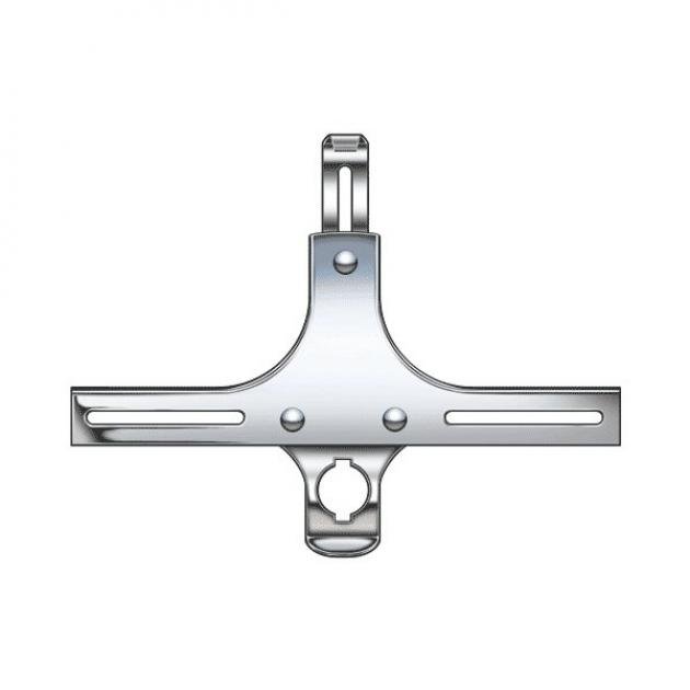 Front License Plate Bracket - Stainless Steel - Street Rod Style - Ford ...