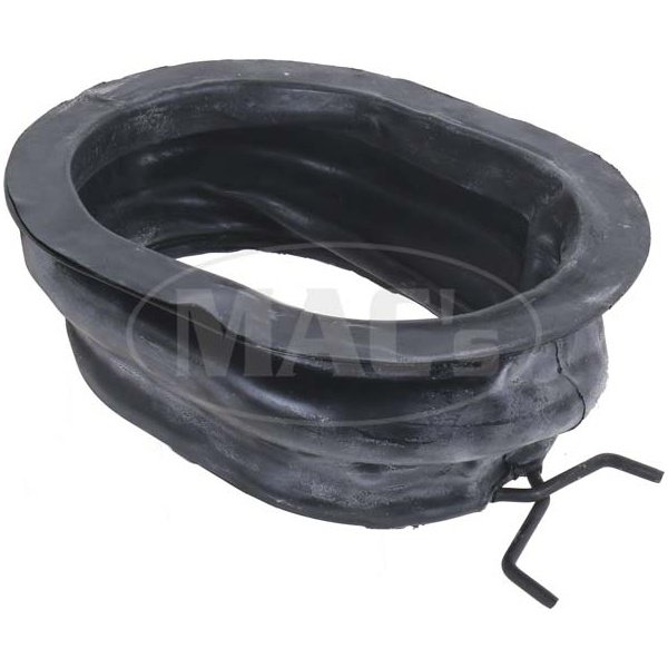Heater Inlet Collar and Connector - Metal Ring and Rubber Bellows With ...