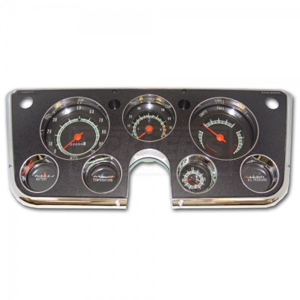 Chevy Or GMC Truck Dash Cluster Assembly, With 5000 RPM Tach And Clock ...