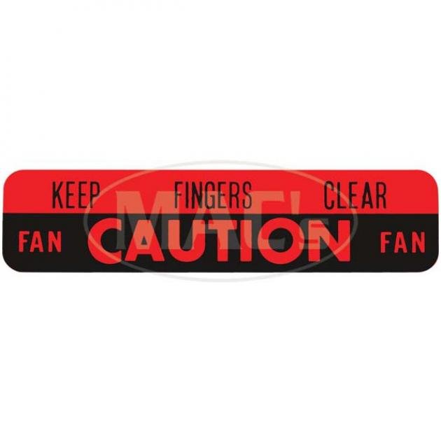 Decal - Caution Fan | Classic Truck