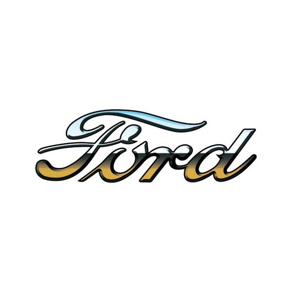 Ford Script Logo, Chrome, 8 X 3-1/2 | Classic Truck