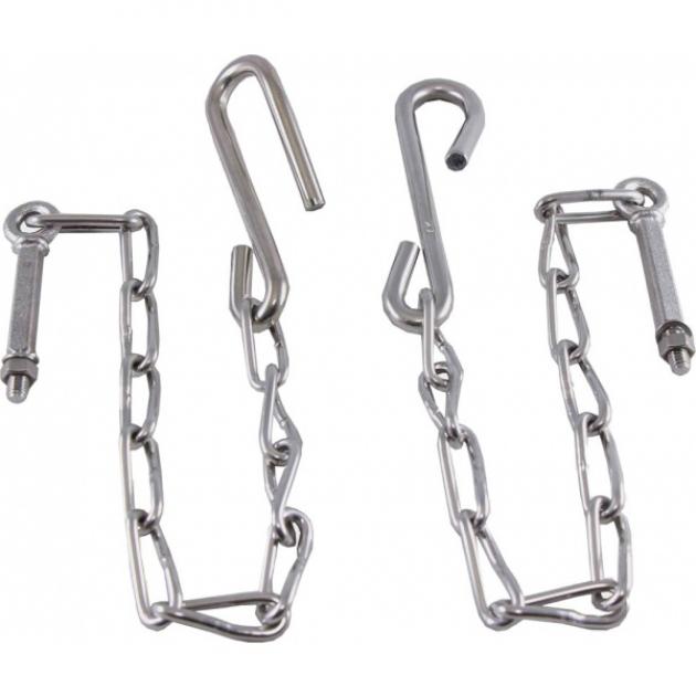 Chevy Truck Tailgate Chains, Polished Stainless Steel, Step Side, 1954 ...