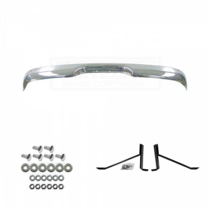 Chevy or GMC Truck Rear Bumper Kit, Chrome, Show Quality, Stepside ...