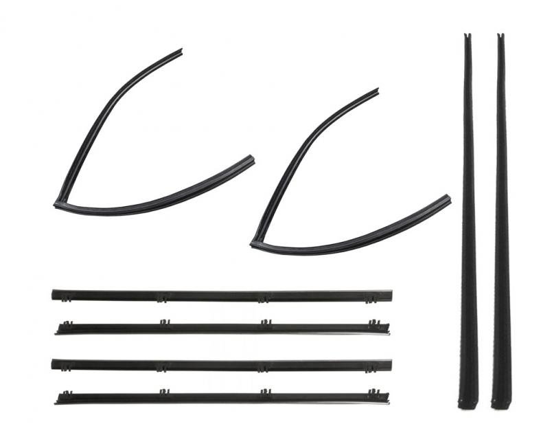 Precision Beltline Molding and Run Channel Kit, Left and Right Hand, 8 ...