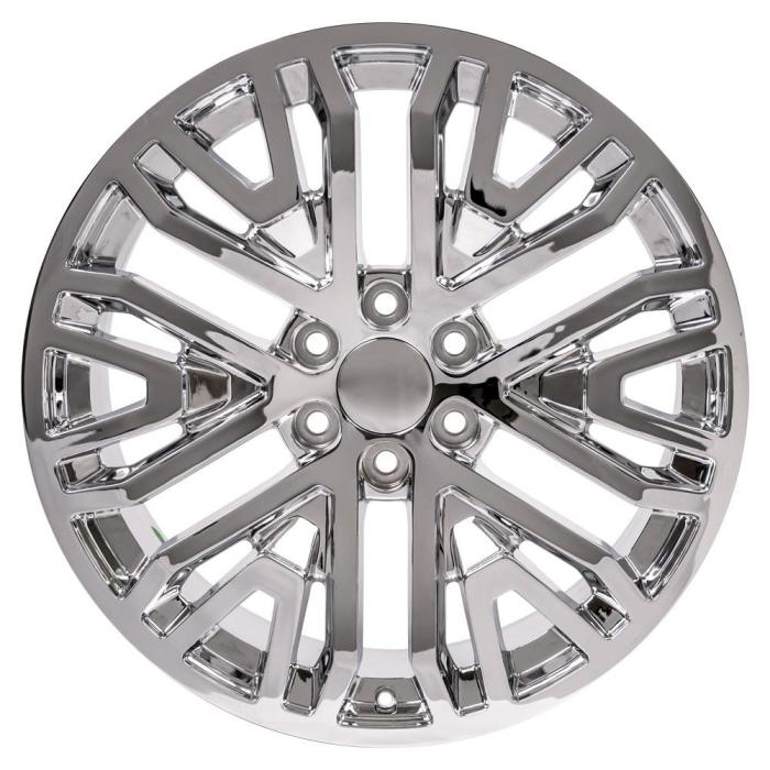 OE Replica Wheels CV37 - 22" Replica Wheel CV37 Fits GMC Sierra Rim 22x9 Chrome Wheel CV37-22090 ...