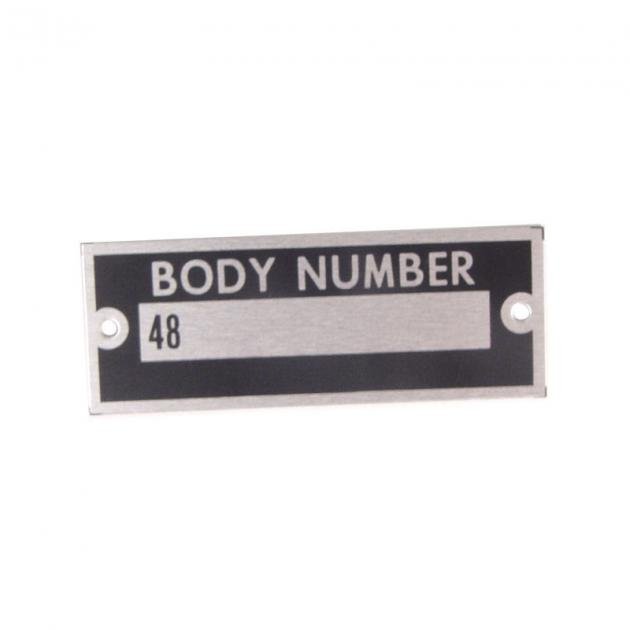 Dennis Carpenter Body Number Plate - 1935 Ford Car 48-14002 | Classic Truck