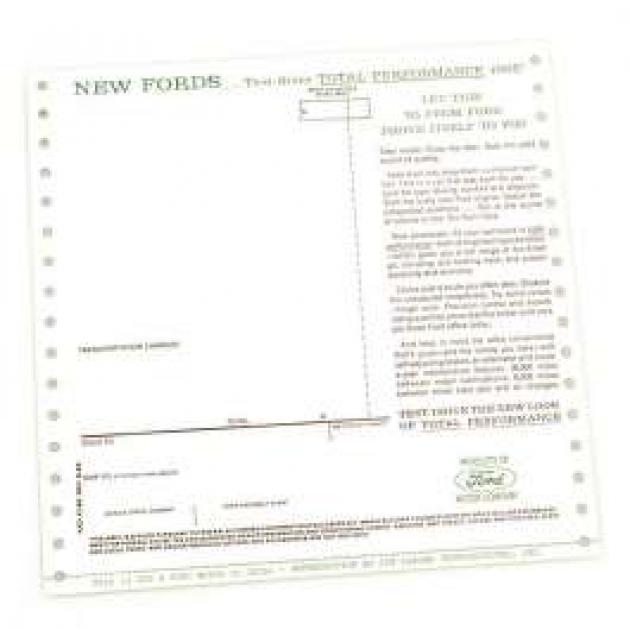 New Car Window Price Sticker | Classic Truck