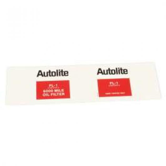 Autolite FL-1 Oil Filter Decal | Classic Truck