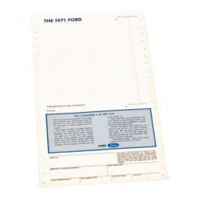 New Car Window Price Sticker | Classic Truck