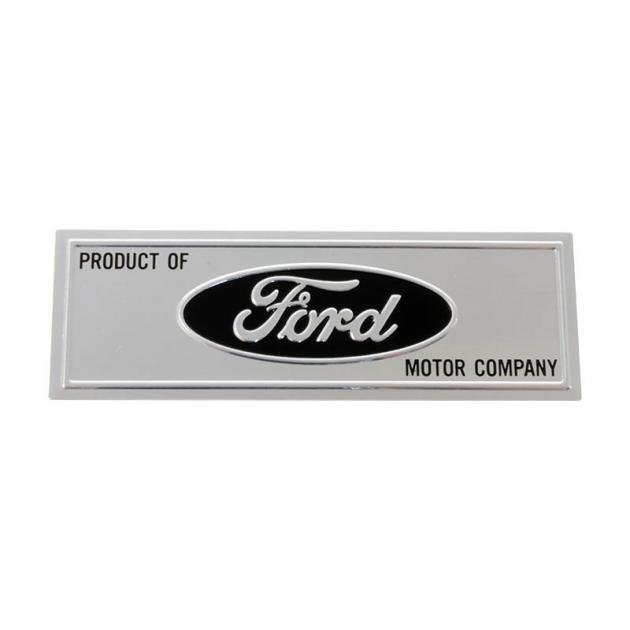 Dennis Carpenter Scuff Plate Name Plate - Black - 1966-67 Ford Bronco ...
