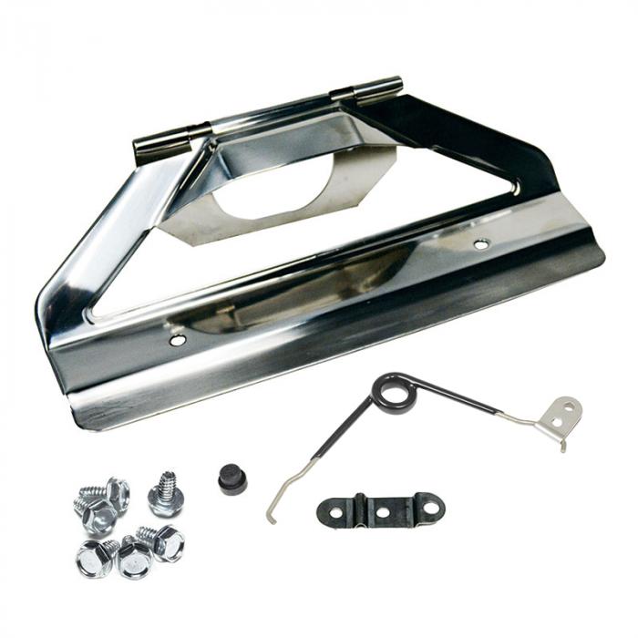Dennis Carpenter Rear License Plate Bracket and Spring Kit - Stainless ...