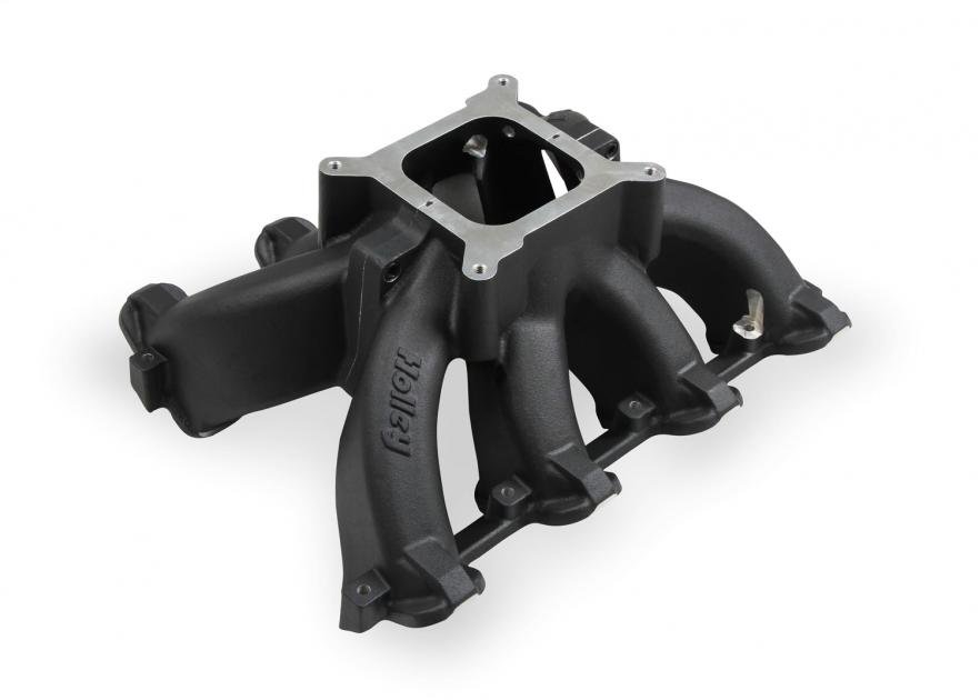 Holley Single Plane Split-Design Race Intake Manifold- GM LS1/LS2/LS6 ...