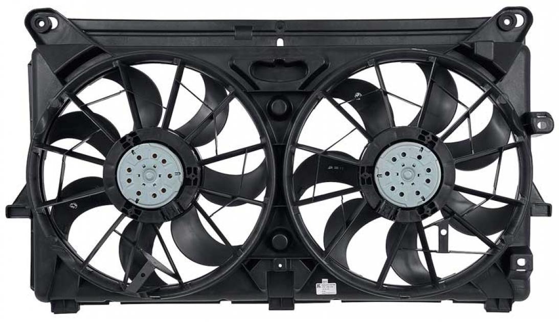 OER 2007-13 Chevrolet, GMC Truck, Dual Radiator Fan Assembly, V8 ...