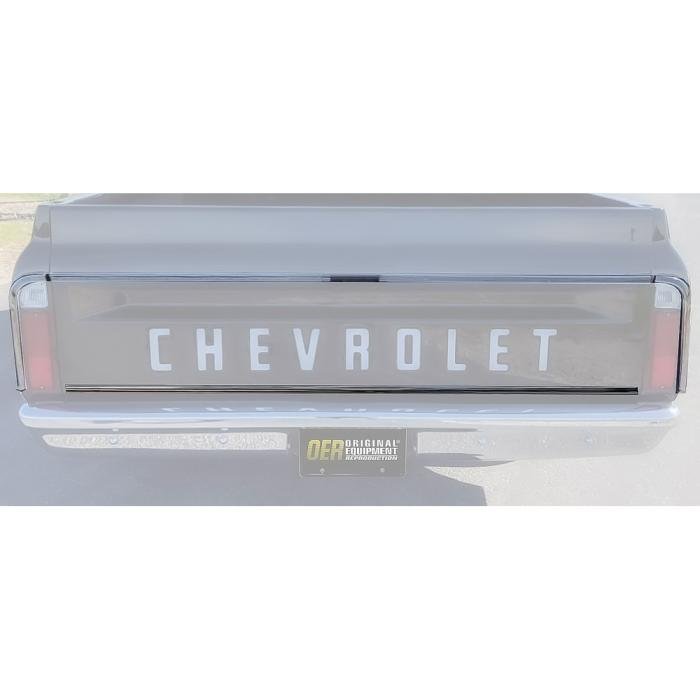 1967-68 Chevrolet, GMC Fleetside, Tailgate Molding Set, 6 Piece Set ...