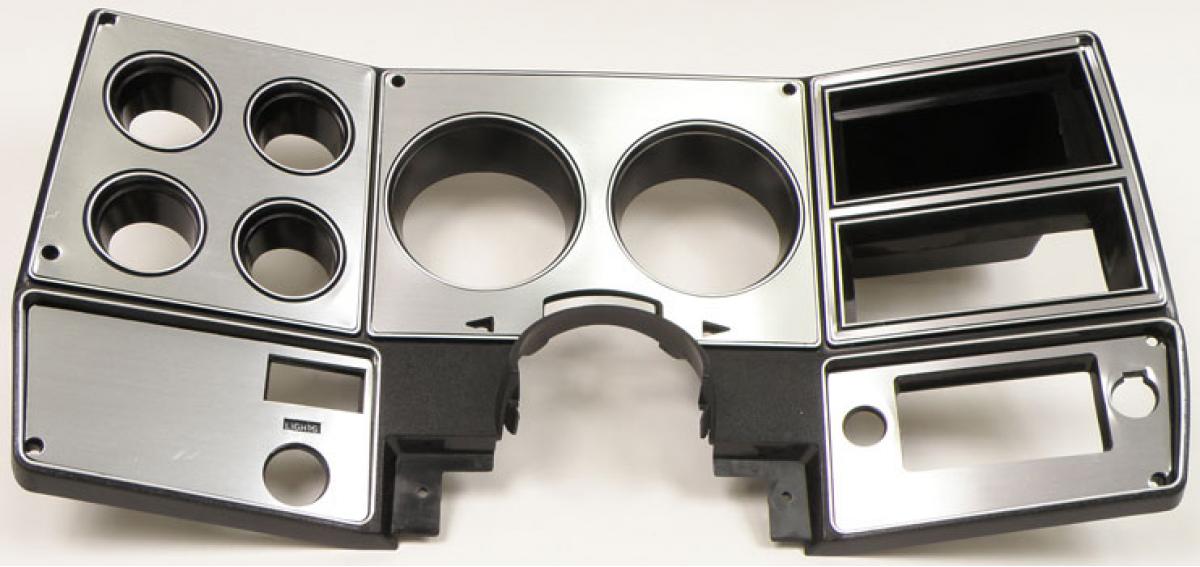 Chevy Truck Dash Bezel, without Air Conditioning, Brushed Aluminum ...
